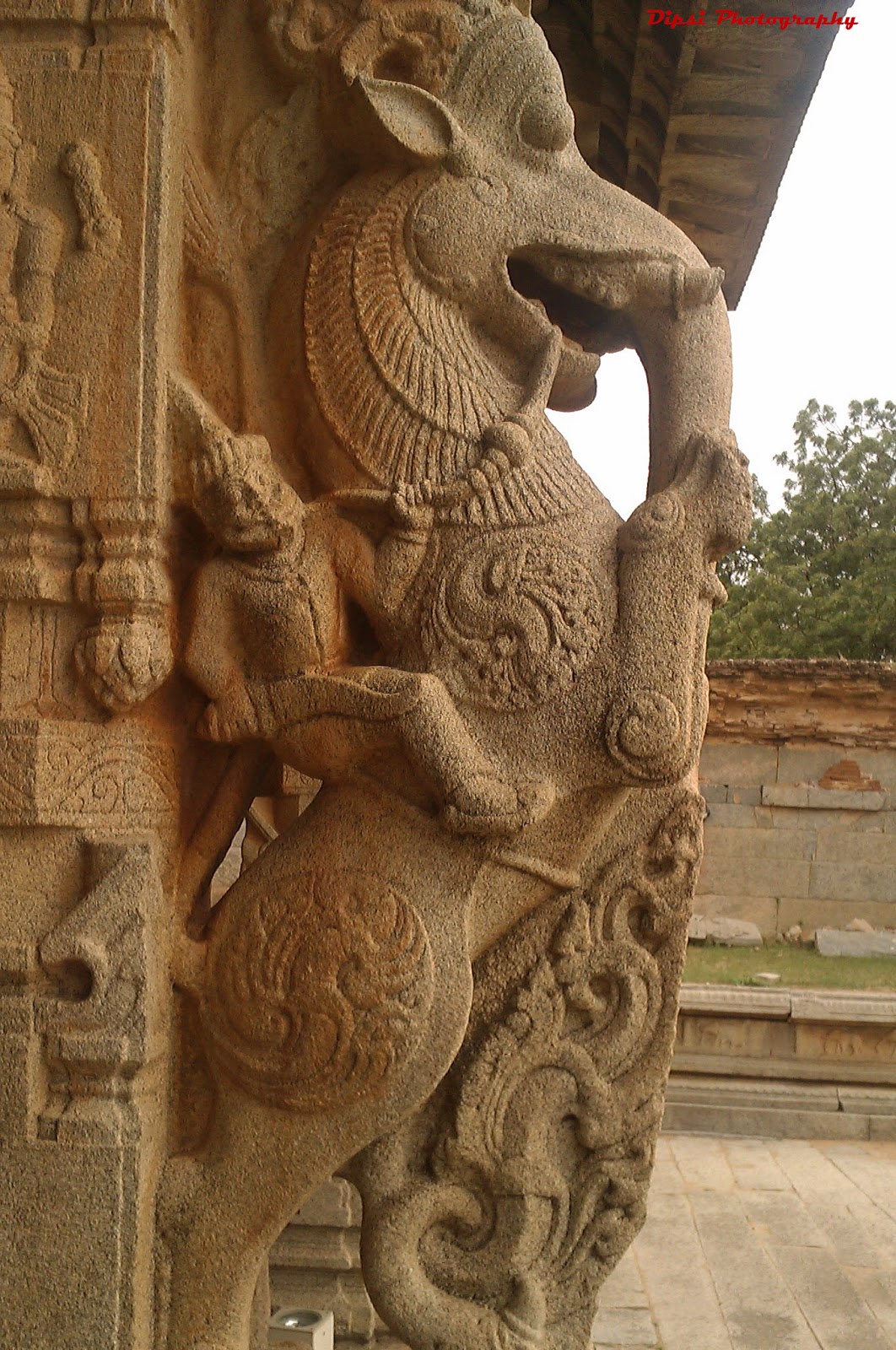 Travel Tips from Dipsi: Yalis, Hindu Mythology Creature, Hampi