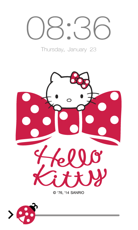 I love Kawaii: Hello Kitty Screen Lock