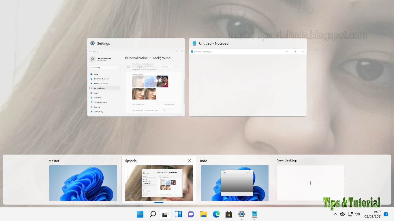 Cara Menggunakan Multi Desktop di Windows 10/11 - Mastertipsorialindo