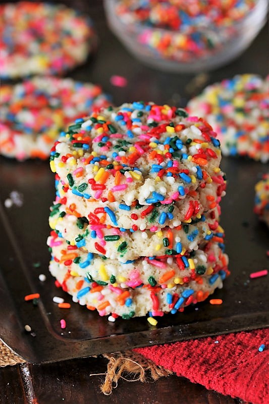 Sprinkle Sugar Cookies | The Kitchen is My Playground