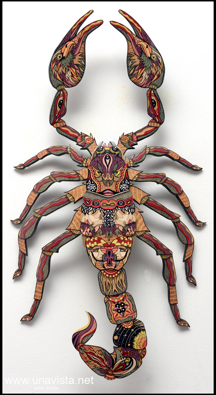 unavista world: Scorpion board sculpture