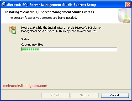 Tutorial Cara Install SQL Server 2005 Express Edition 64/32bit di windows XP /7 /8 - BACA CODING