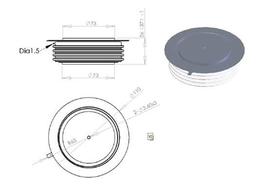 WESTCODE R2619ZC20J Thyristor: WESTCODE R2619ZC20J Thyristor