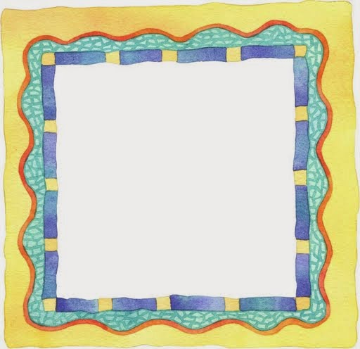 Border with Colored Stripes: Free Printable Frames, Borders and Labels ...