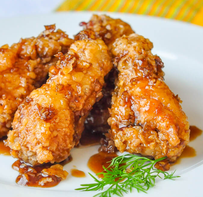 DOUBLE CRUNCH HONEY GARLIC CHICKEN BREASTS - MYRECIPESFUN