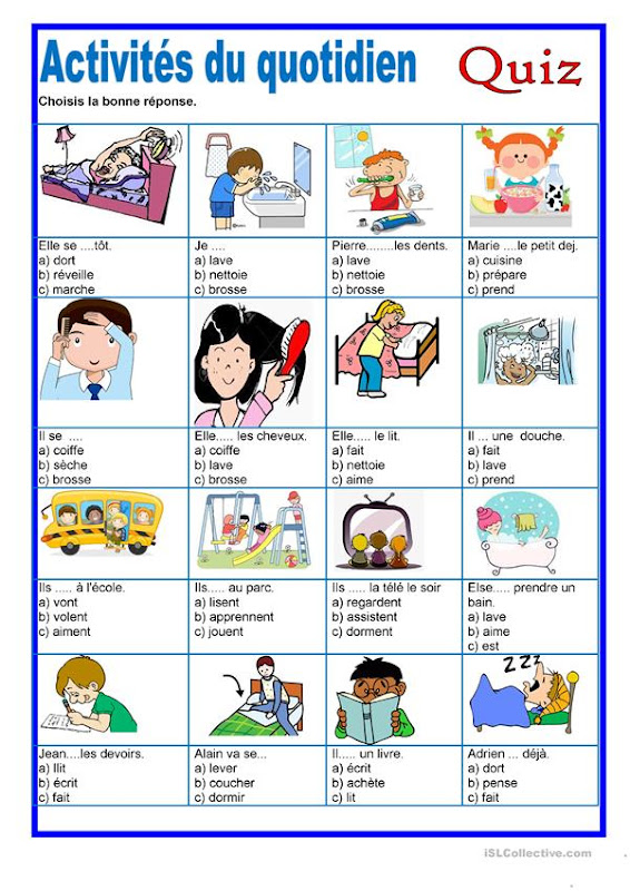 IndispensaFLE: Parler de sa ROUTINE QUOTIDIENNE