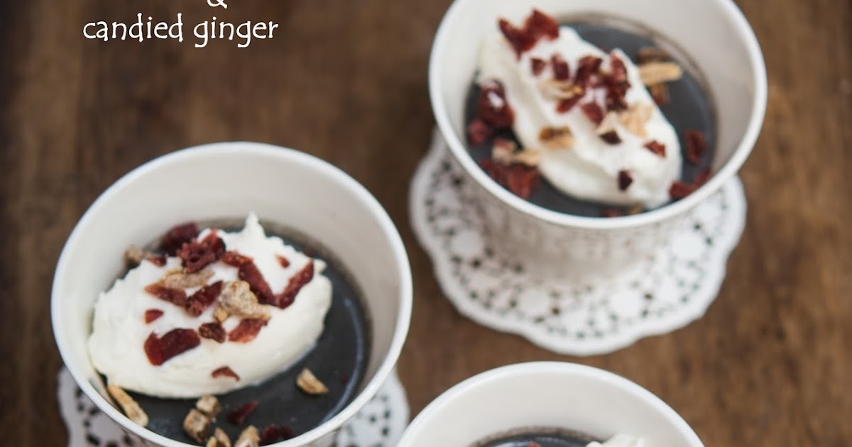 black sesame pudding made from scratch | how to make heavy cream from ...