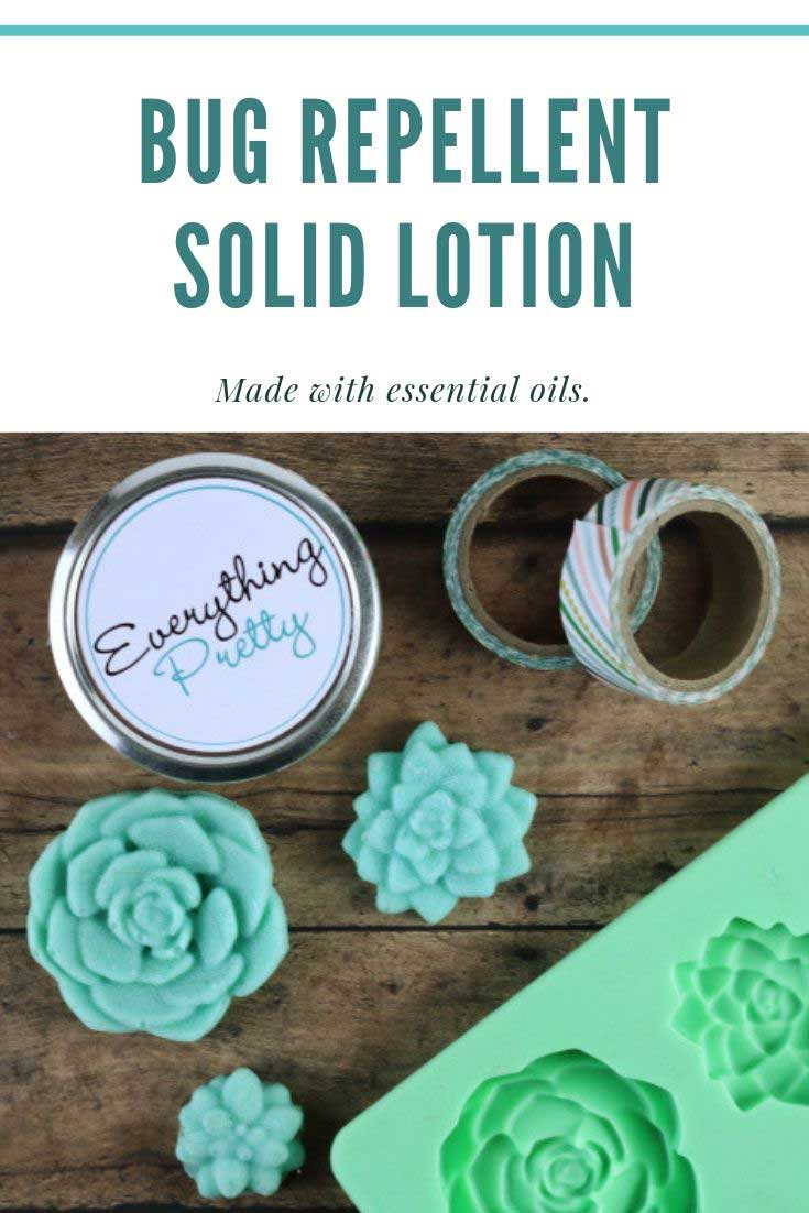 Natural Bug Repellent Solid Lotion Bars Nongreasy - Everything Pretty