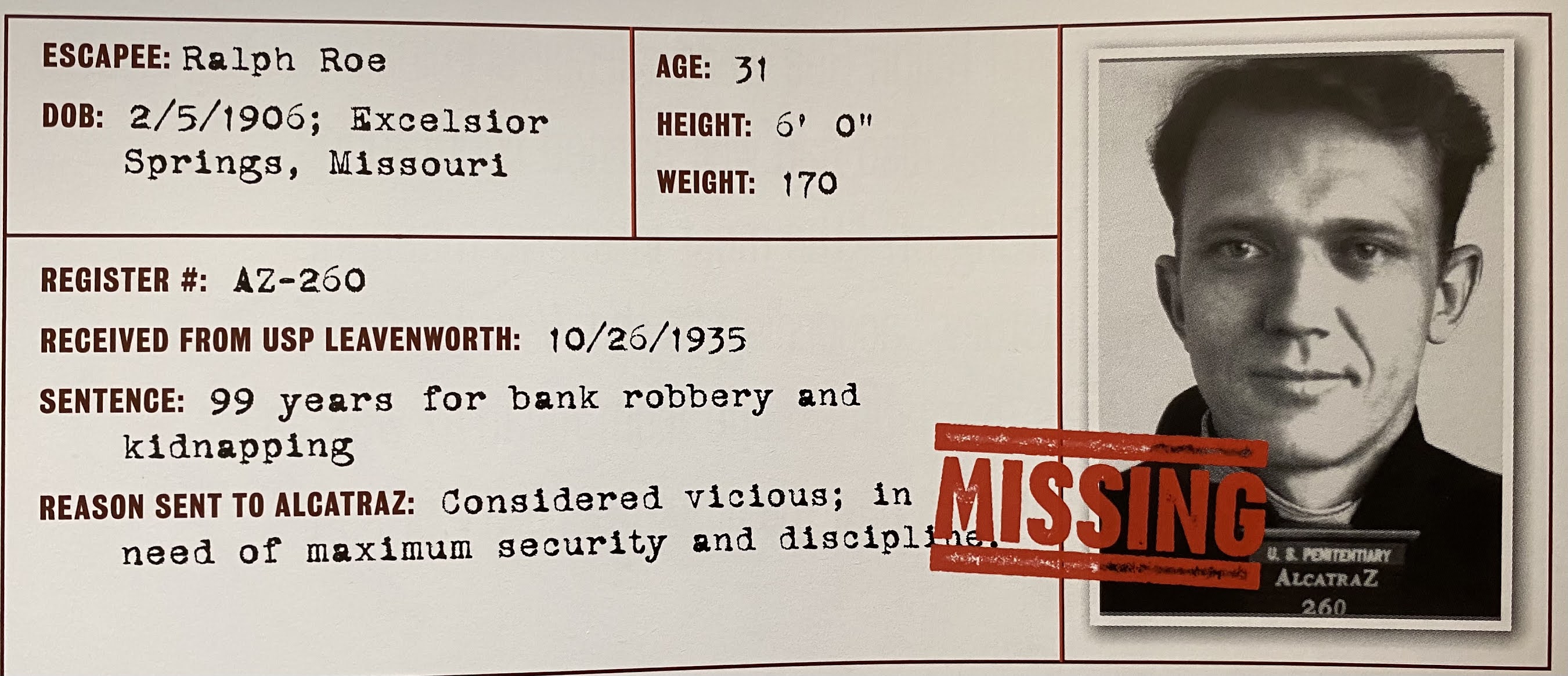 Heroes, Heroines, and History: Alcatraz Escapes