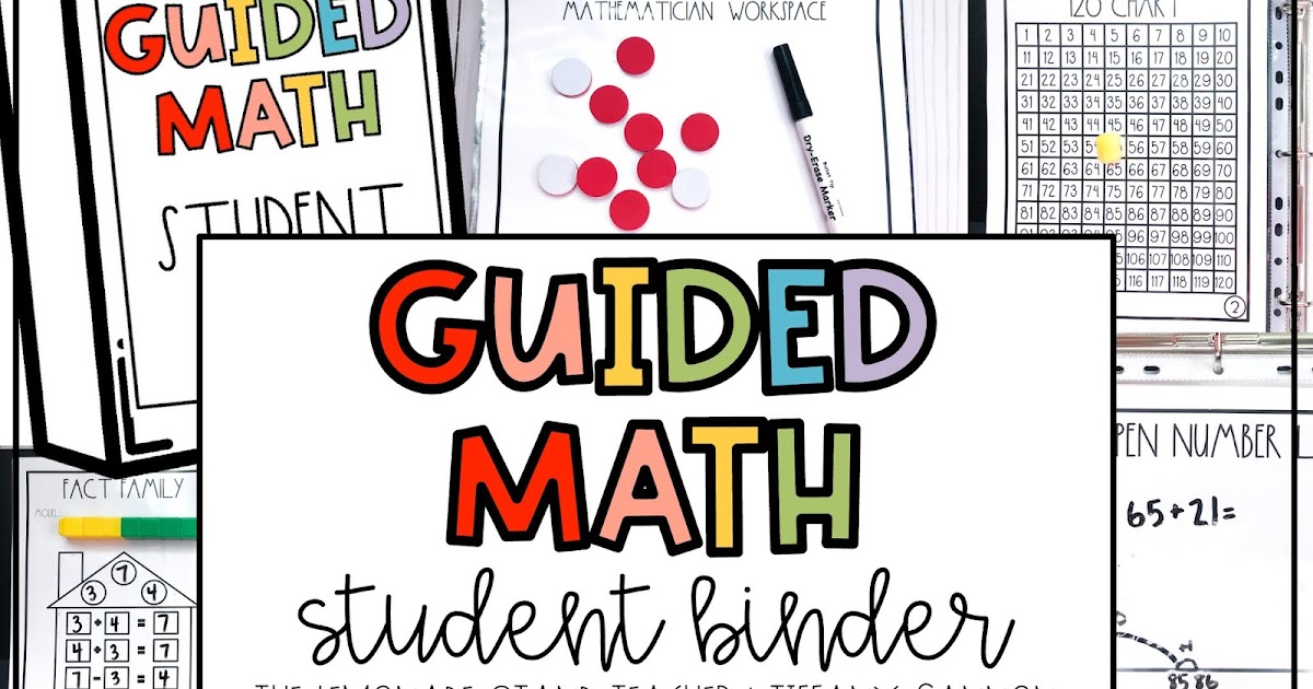 Second Grade Guided Math Student Binder | The Lemonade Stand