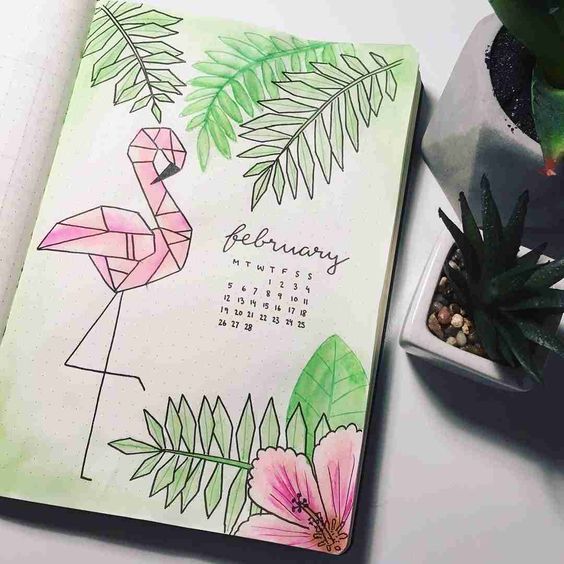 BULLET JOURNAL: 10 Ideias de Capas para FEVEREIRO - BLOG ALINE RIBEIRO