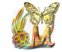 Alfabeto de mariposas en amarillo. - Oh my Alfabetos!