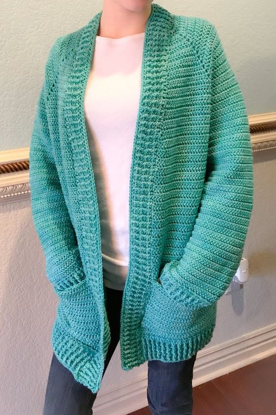 Luty Artes Crochet: Cardigan em Crochê + Passa a Passo