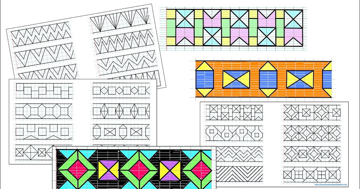 Remue Méninge: Frises sur quadrillage SEYES