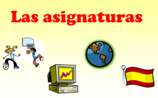 Mis clases de Español: Las asignaturas (School subjects) Y5