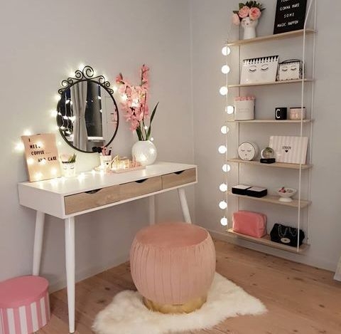 23 Perfect Makeup Table Inspiration Design | ARA HOME