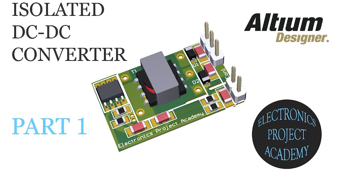 Isolated Gate Driver Power Supply PCB Project Altium