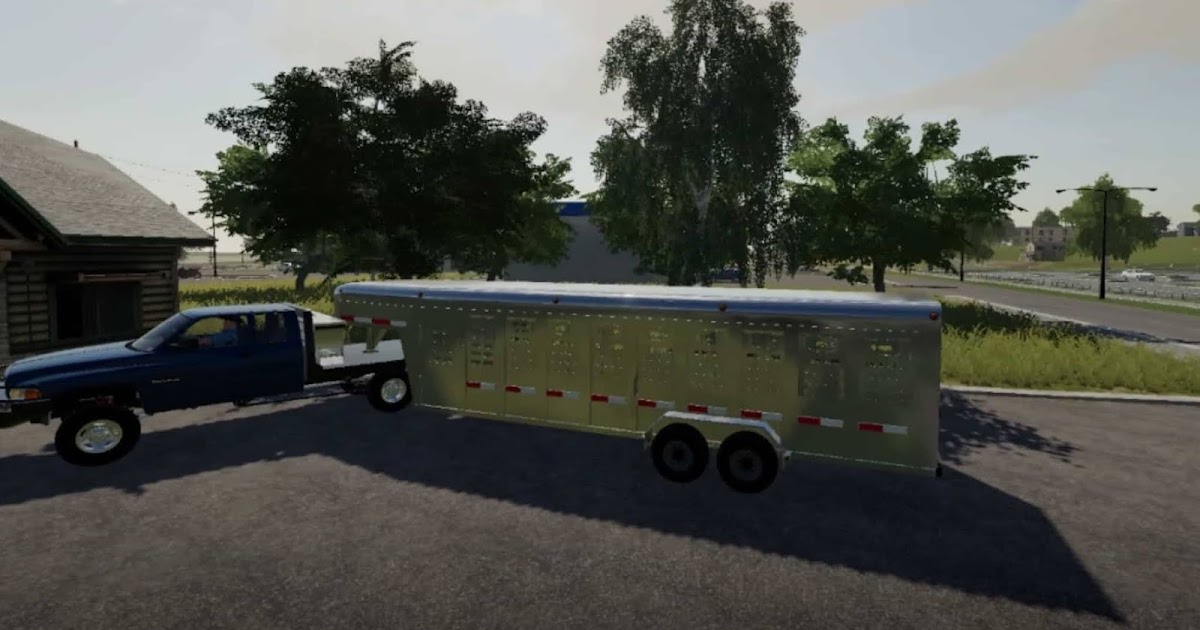 FS19 Animal trailer v1.0 - FS 19 & 22 USA Mods Collection