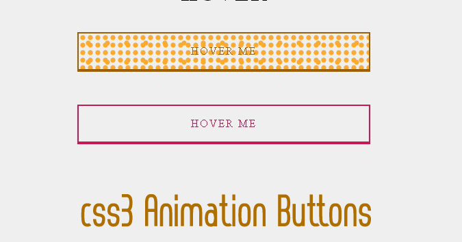 Attractive Css3 On Hover Animation Buttons