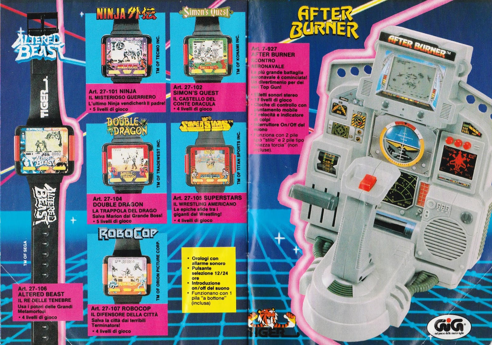 Gig Tiger, la grande bufala dei (catalogo 1991)