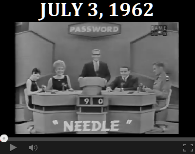 DAVID VON PEIN'S VIDEO AND AUDIO ARCHIVE: "PASSWORD" (TV GAME SHOW)