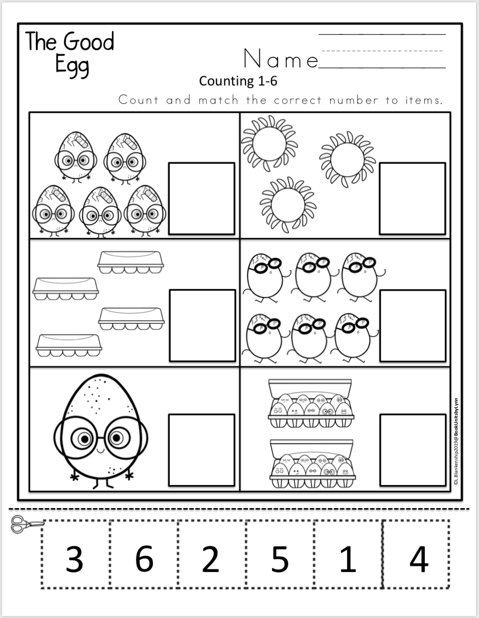 THE GOOD EGG BOOK UNIT ~ Book Units by Lynn