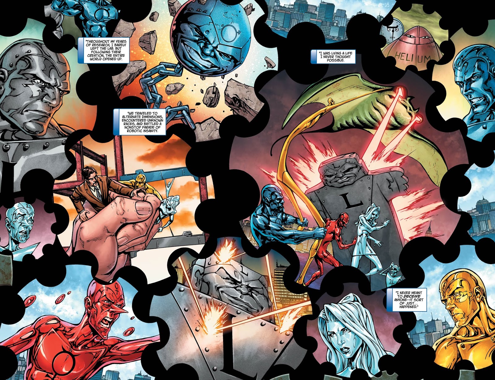 Weird Science DC Comics: PREVIEW: Metal Men #1