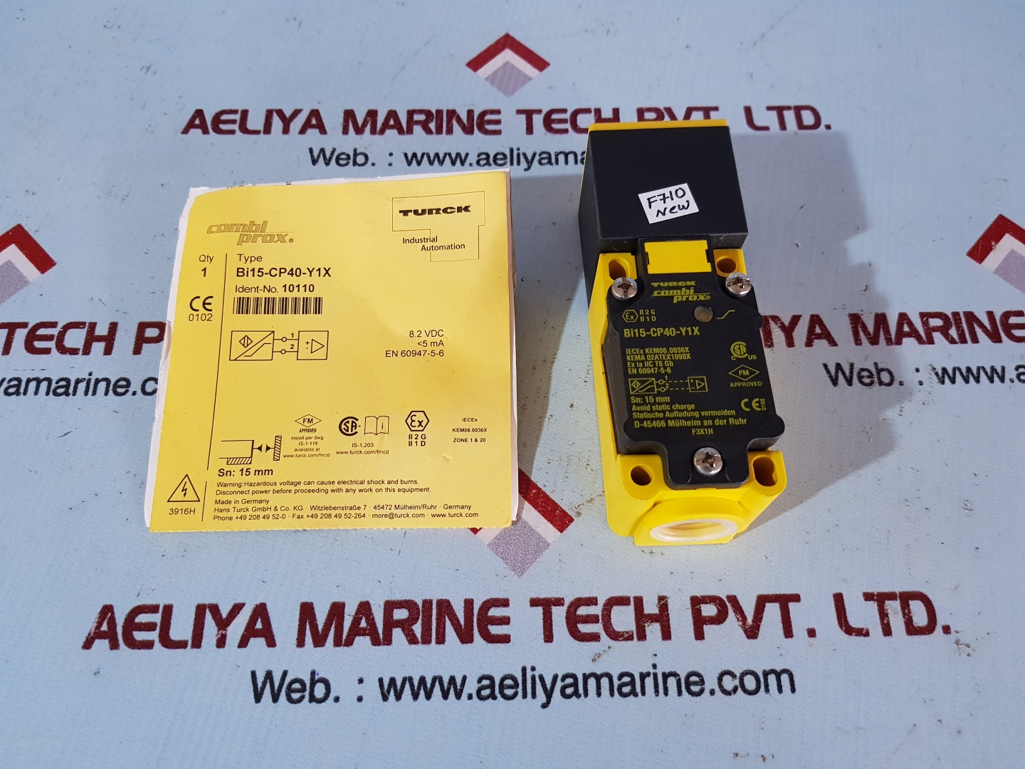 TURCK COMBI PROX BI15-CP40-Y1X PROXIMITY SENSOR - Aeliya Marine