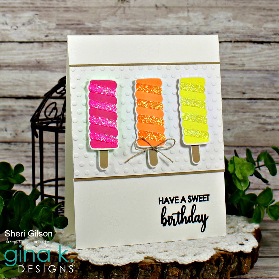 Paper Crafty's Creations : Gina K. Designs | Electro-Pop NEON Insta-Hop