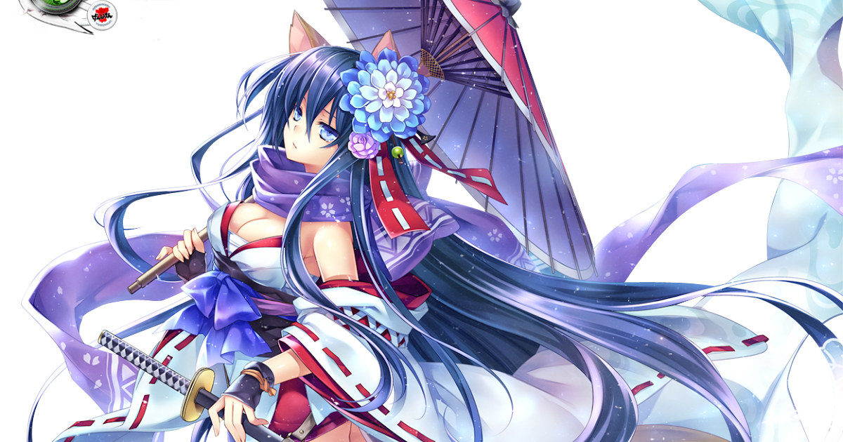 Kitsune Girl Aw Spring Render Ors Anime Renders