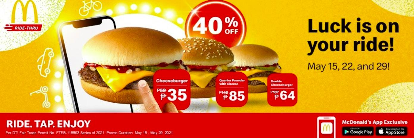 Manila Shopper: McDonald's Lucky Ride Promo
