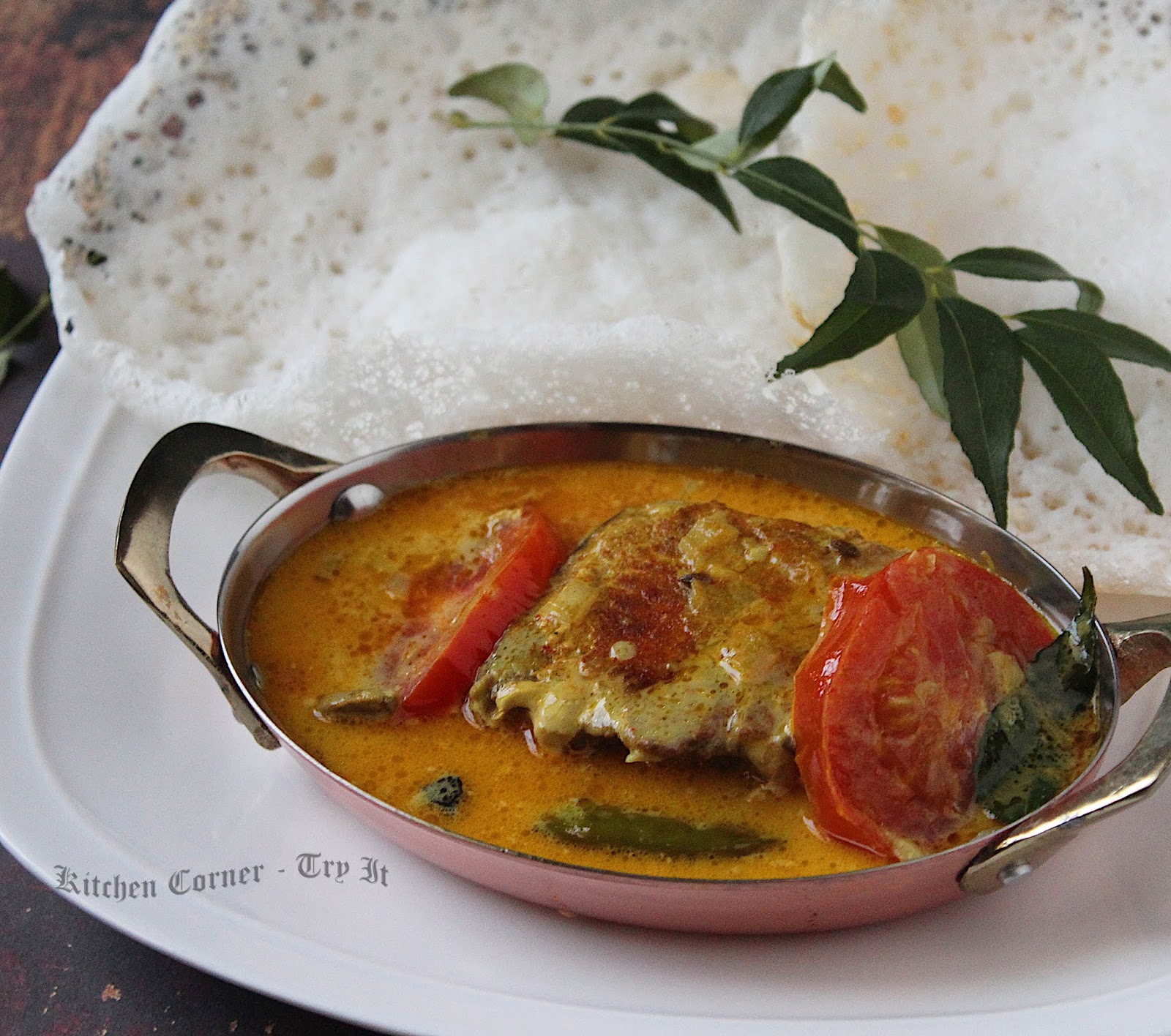 Kerala Appam and Fish Molly