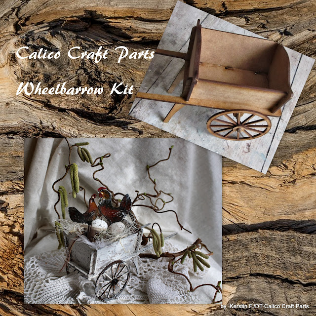 Scrapbook Dreams: Barrow Cart DT Calico Craft Parts
