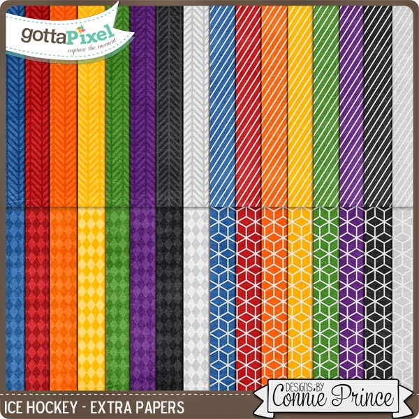 Connie Prince Digital Scrapbooking News: Are you ready for some Ice Hockey?
