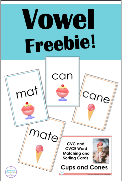 Primary Inspiration: Vowel Game Freebie!
