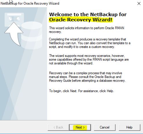 Remote Infrastructure Management: ORACLE RMAN Backup using NetBackup 8.1.2