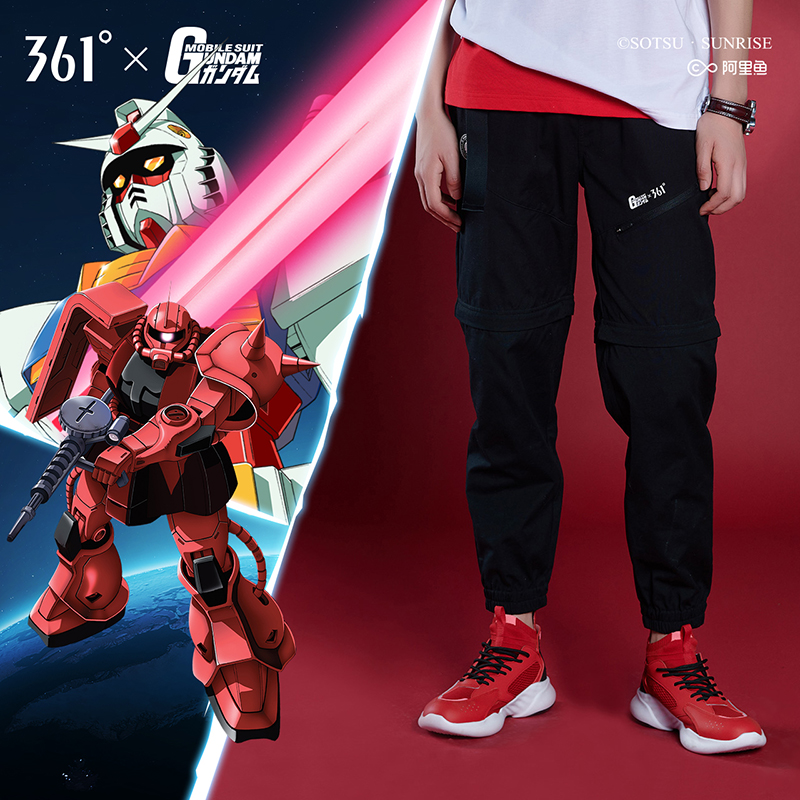 361° Collaborates with Gundam to Release Summer Apparel and Gundam Sneakers