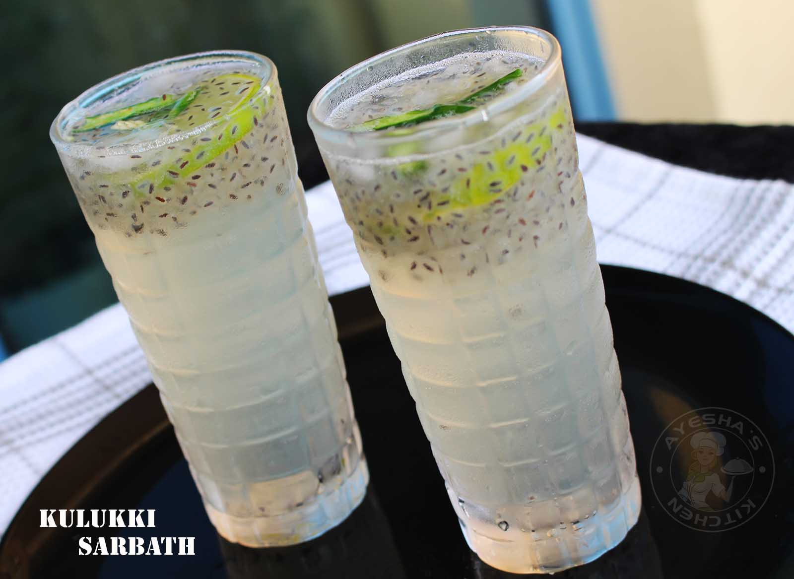 KULUKKI SARBATH / SHAKEN LEMONADE