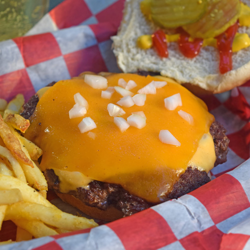 Flat Top Cheeseburgers