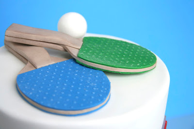 Sweet cake design: ping pong birthday cake