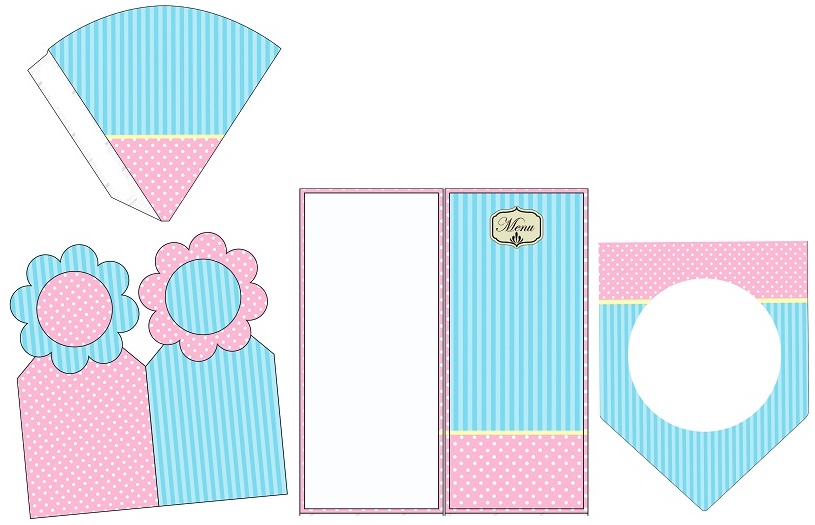 Celeste, Rosa y Amarillo: Imprimibles Gratis para Fiestas. - Oh My Bebé!