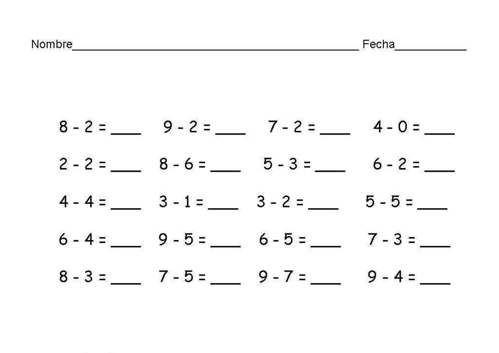 APRENDO MÁS: ¡¡¡Hoy a restar!!!
