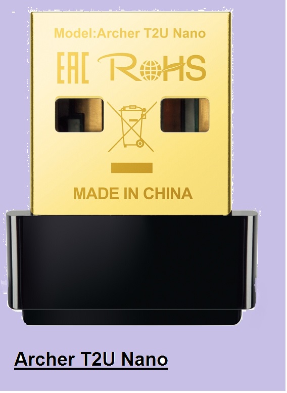 TP-Link AC600 Archer T2U Nano Wireless USB adapter - features and specs