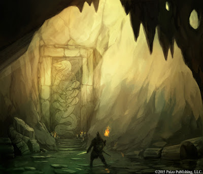 Inside Days: Pathfinder Card Art - Ruined Shrine