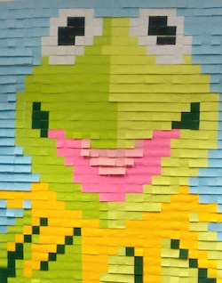 POST IT NOTE MURAL