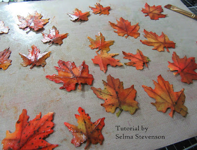 Selma's Stamping Corner and Floral Designs: Woodland Garden Maple Leaves