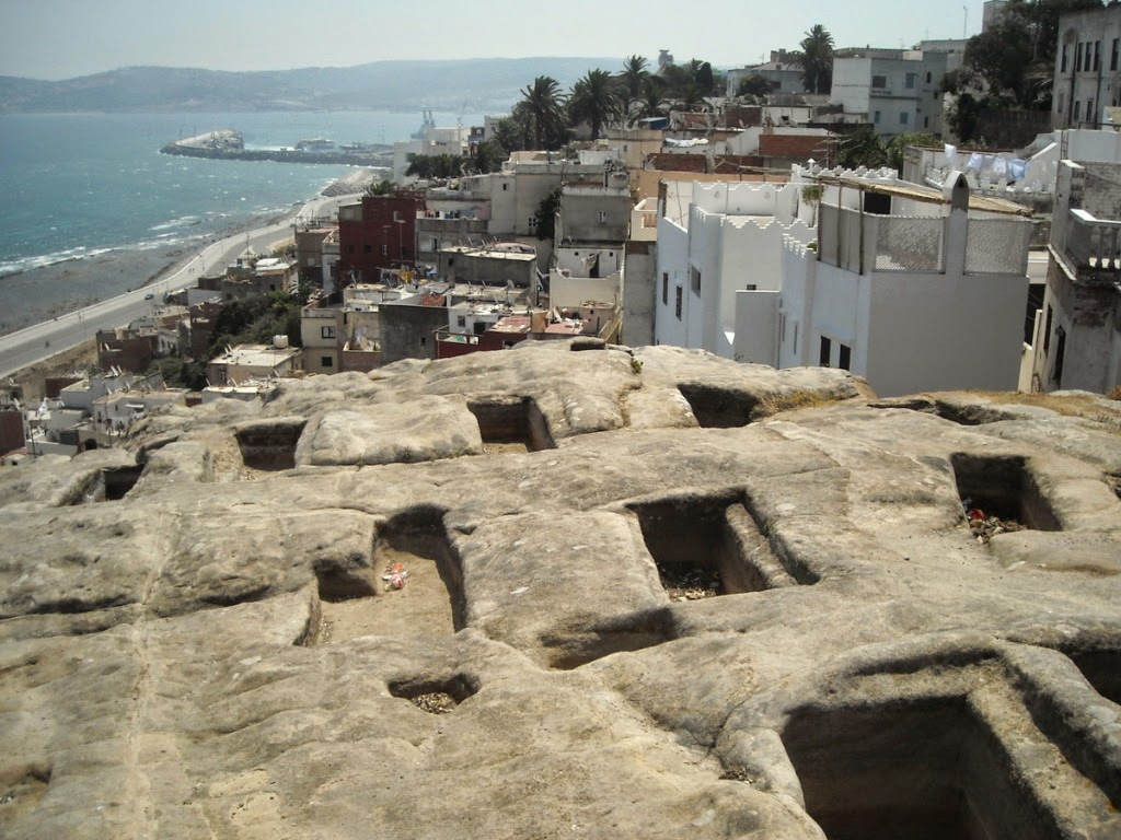 Tangier a beautiful city: Tombs of the Romans in the edge (hafa) Tangier