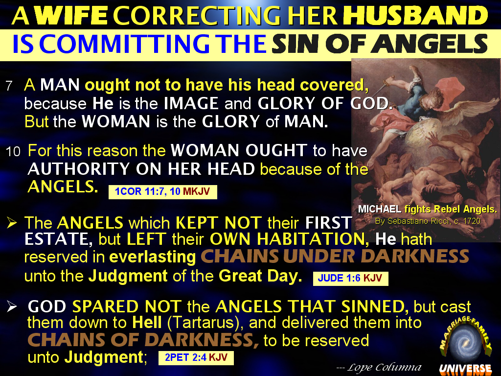 The MARRIAGE AND FAMILY UNIVERSE: A WIFE 'CORRECTING HER HUSBAND' IS ...