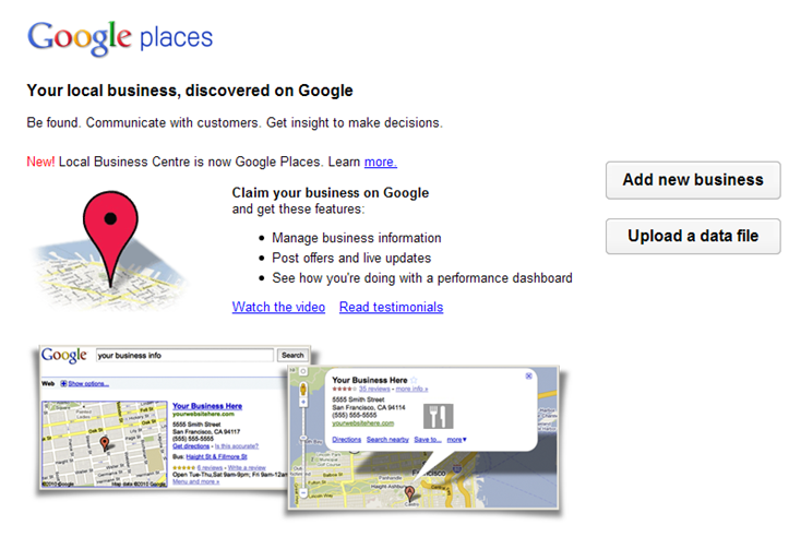 Picseli: How to....add your business to Google Places