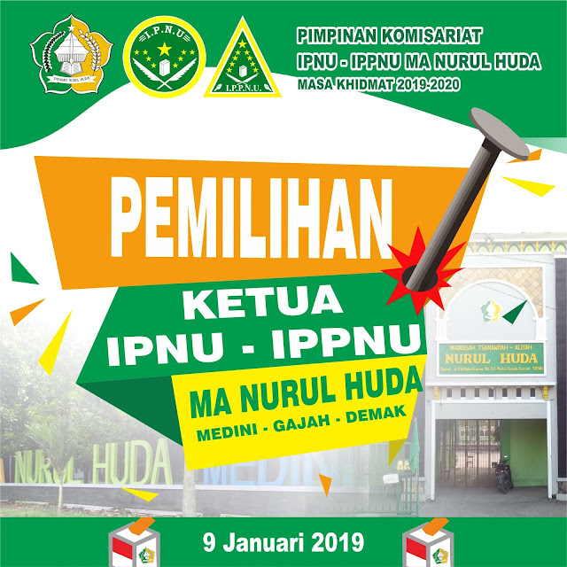 KARYA dan DESAIN GRAFIS : DESAIN PAMFLET PEMILIHAN KETUA PIMPINAN KOMISARIAT IPNU IPPNU MA NURUL ...